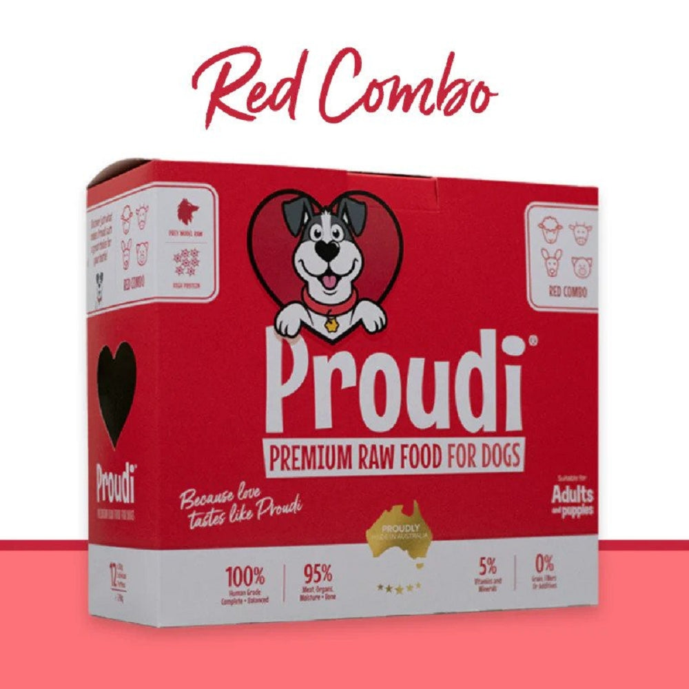 Frozen - Frozen Red Combo Raw Dog Food | Whiskers N Paws