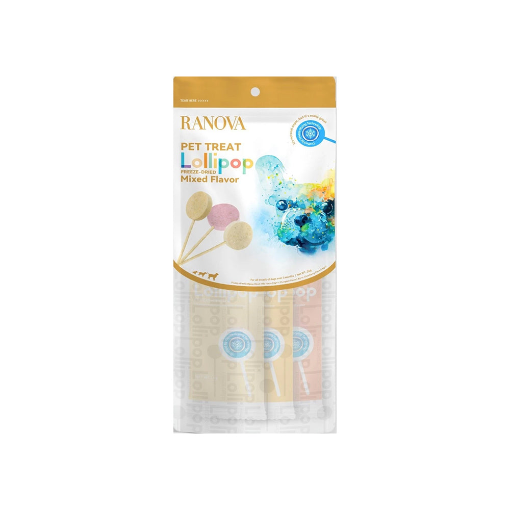 Freeze-Dried Lollipop Mixed Flavor Dog Treats