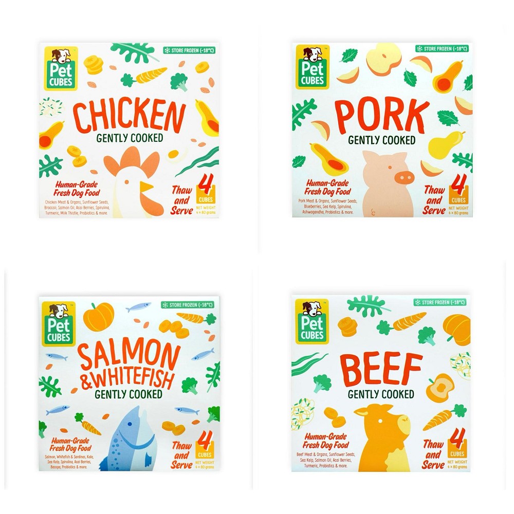 Frozen Fresh Human-Grade Gently Cooked Chicken Adult Dog Food