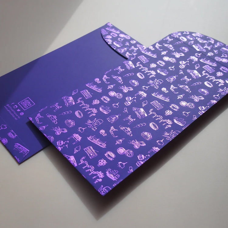 Hong Kong Pattern Lai See Envelope (set of 6)