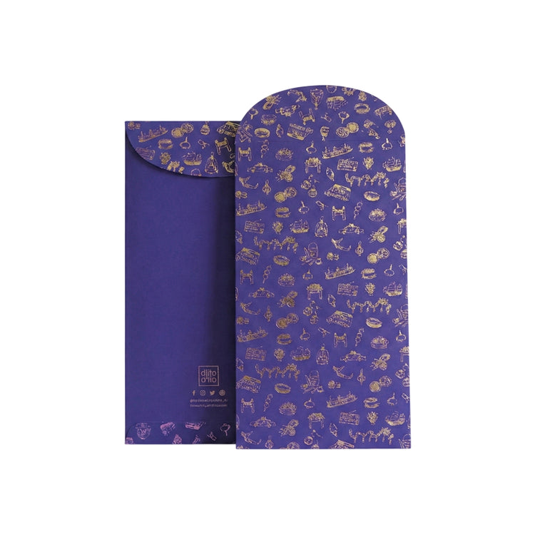 Hong Kong Pattern Lai See Envelope (set of 6)